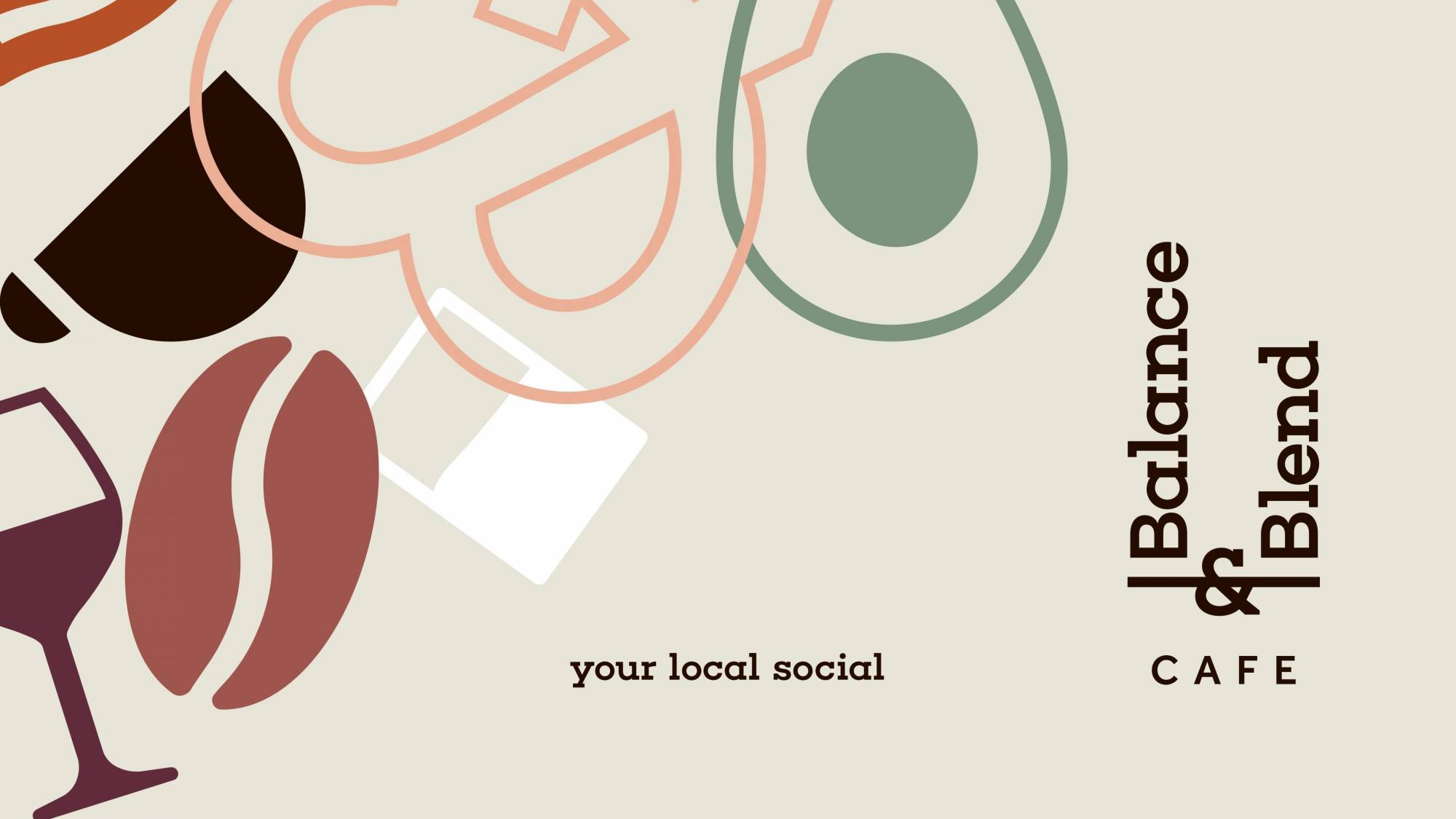 Balance & Blend - New cafe brand identity and design - DAIS