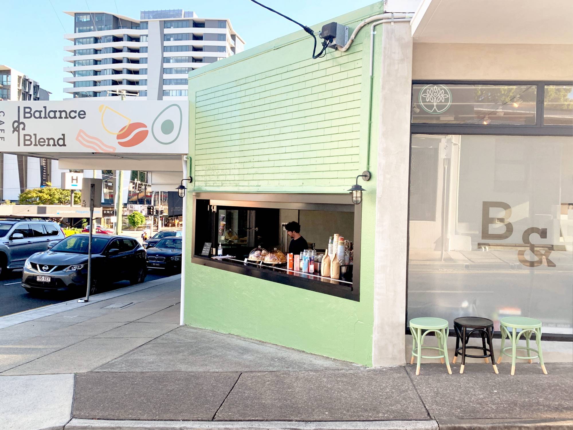 Balance & Blend - New cafe brand identity and design - DAIS